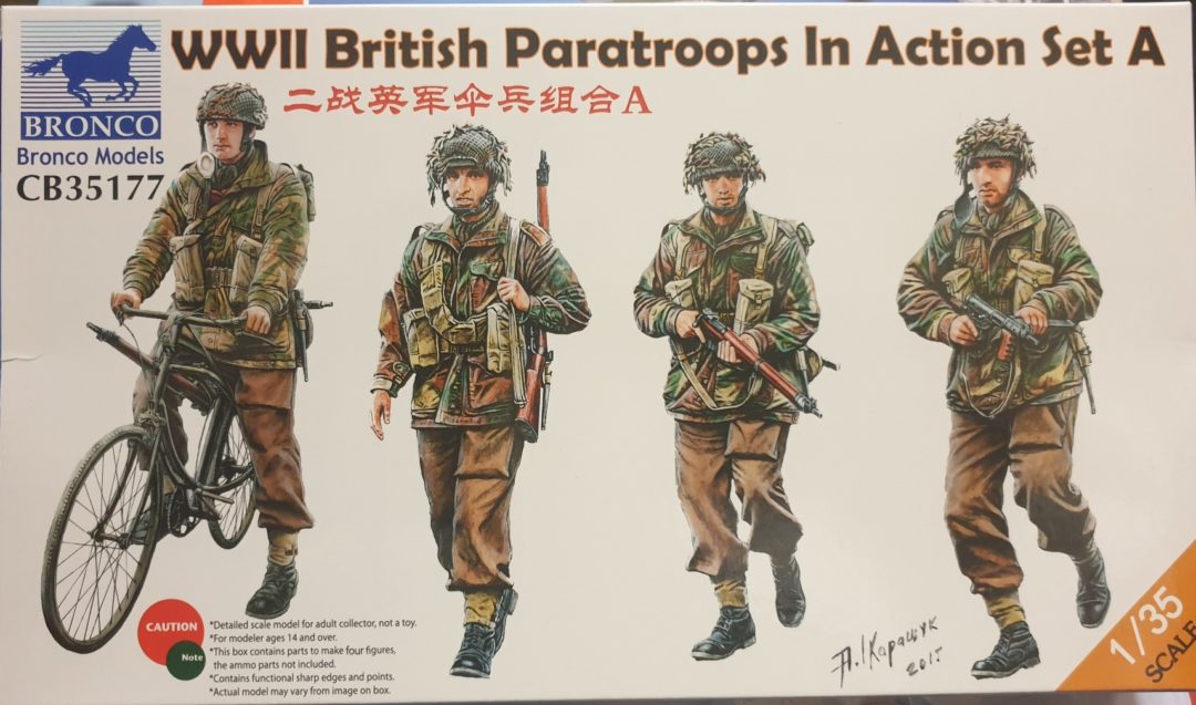 Bronco CB35177 WWII British Paratroops in Action Set A 1/35 ...