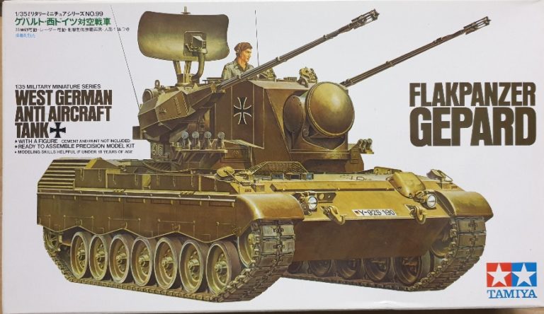 Tamiya 35099 Flakpanzer Gepard West German Anti Aircraft Tank 1/35 ...